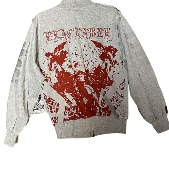 Blac Label | Jackets & Coats | Blac Label Mens Gray Quilted L Studded ...